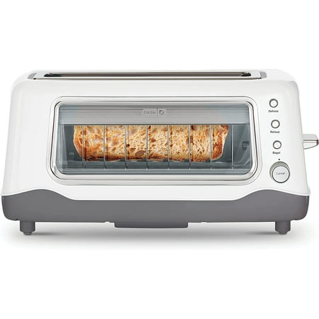 Clear View Toaster: Extra Wide Slot Toaster with See Through Window ...