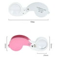 40X Magnifier with LED Lights Jewelers Watch Loupe Magnifying Glass ...