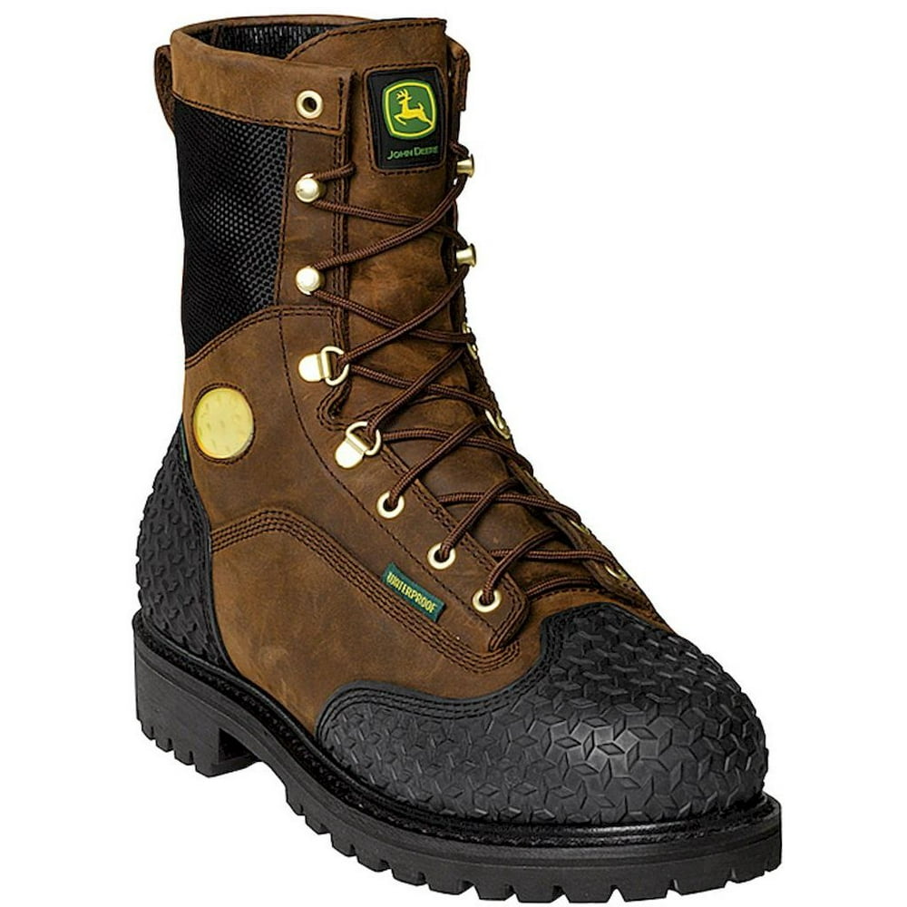 John Deere - John Deere Work Boots Mens Steel Toe Waterproof Insulated ...