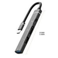 4in1 USB3.0 Hub 4-port USB3.0 USB2.0 Type-C Extender USB PD Multi ...