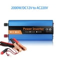 Pure Sine Wave Power Inverter 2000W Dc 12V To Ac 110V 120V 2 Usb 2 ...