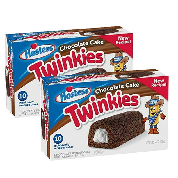 Hostess Chocolate Cake Twinkies, 2 Boxes - Walmart.com
