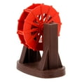 PATKAW Simulated Water Wheel Model Landscaping Prop Portable Plastic ...