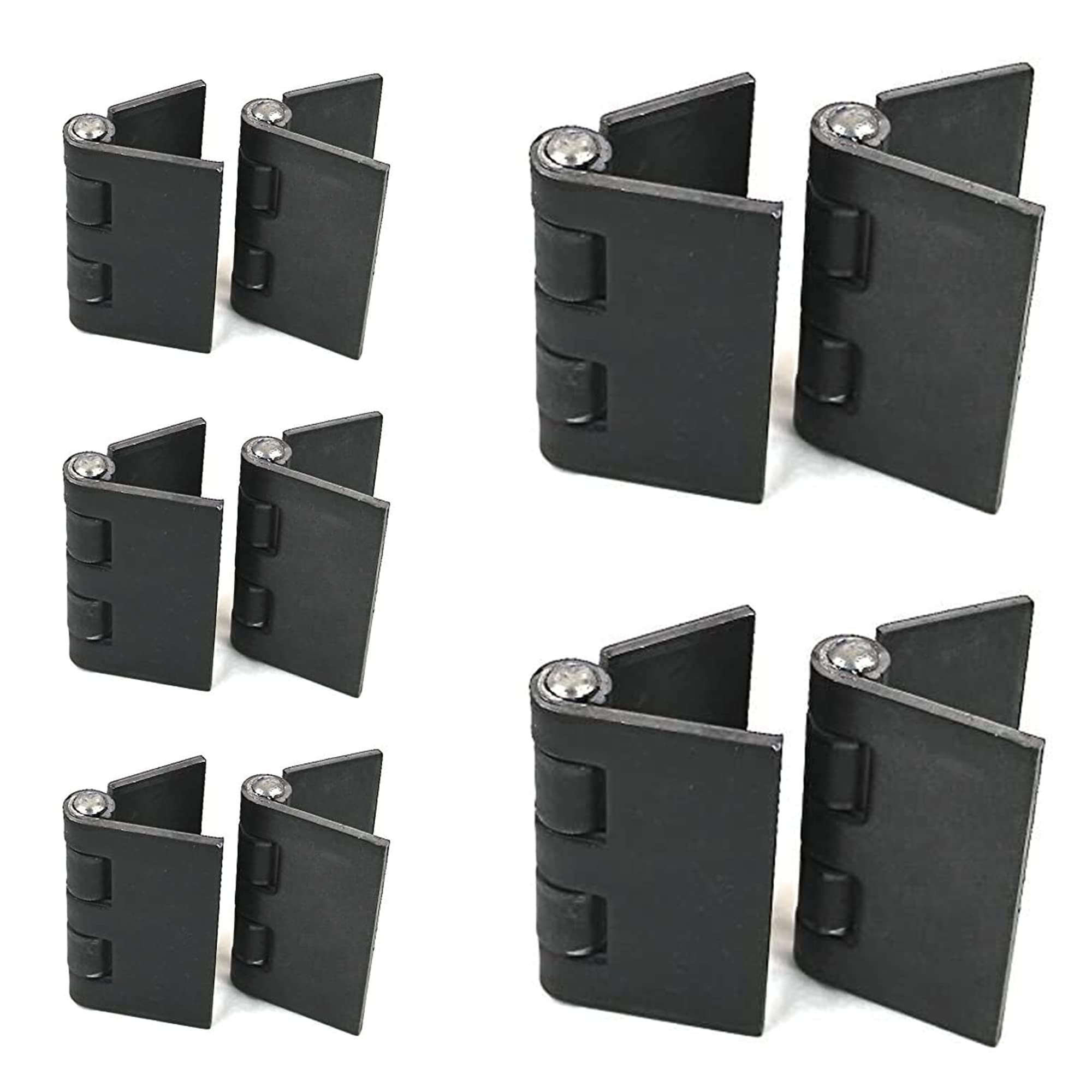 Rust Resistant Hinges 6 Pack Heavy Duty Weldable Hinges - 5mm Steel ...