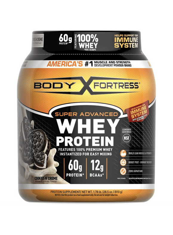 Body Fortress Whey Protein in Protein Powder - Walmart.com