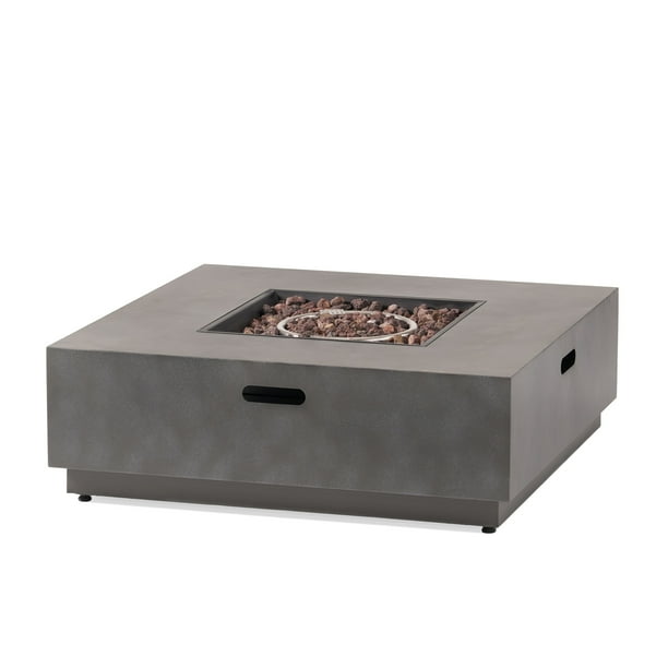 Reign Metal Outdoor 50,000 BTU Square Fire Pit (No Tank Holder ...