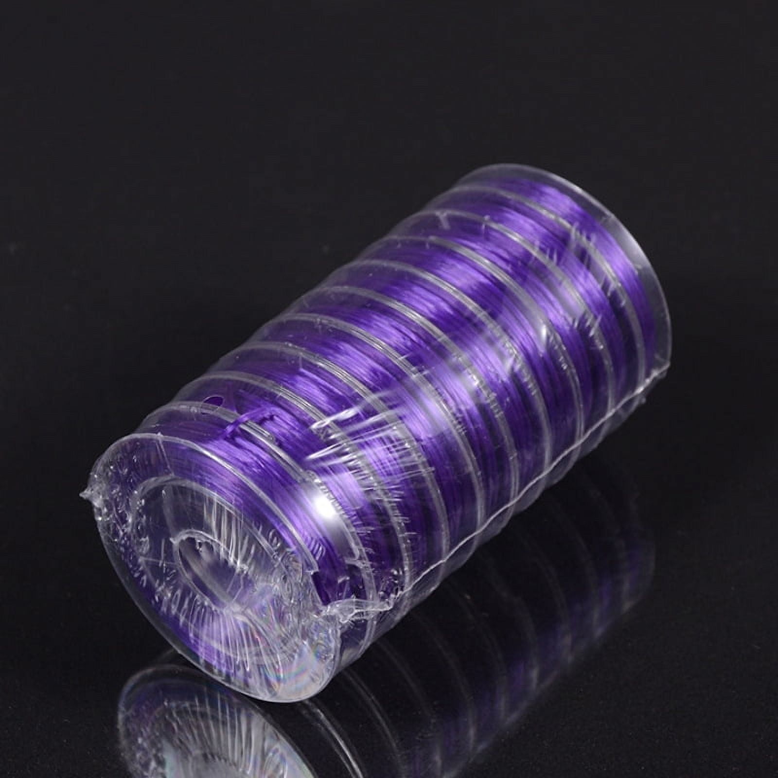 Línea elástica de 10 metros, línea elástica de seda plana con cuentas ...