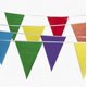 100' Multi Color Flag Pennant Banner Party Decor - Walmart.com