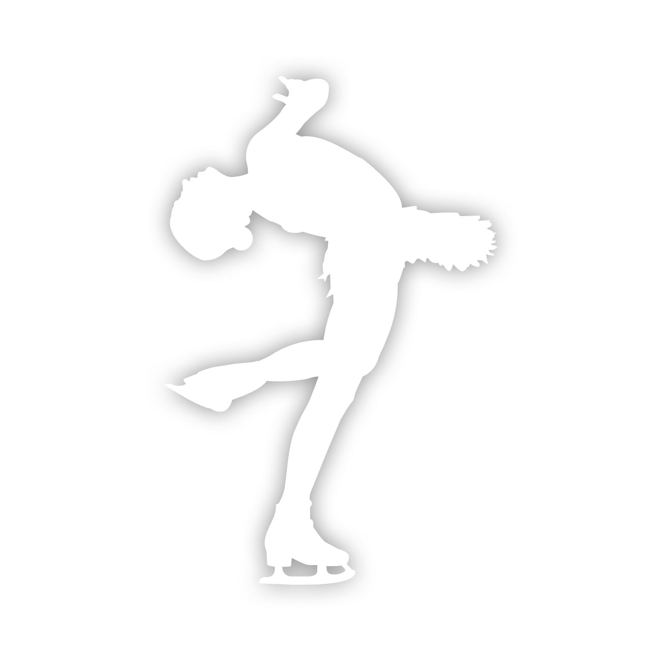 Figure Skater Sticker Decal Die Cut - Self Adhesive Vinyl ...