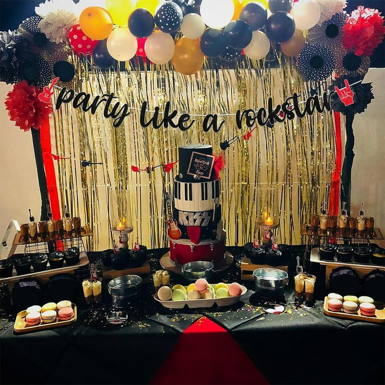 Rockstar Party Centerpieces Amazon.com: Rock And Roll Themed Birthday