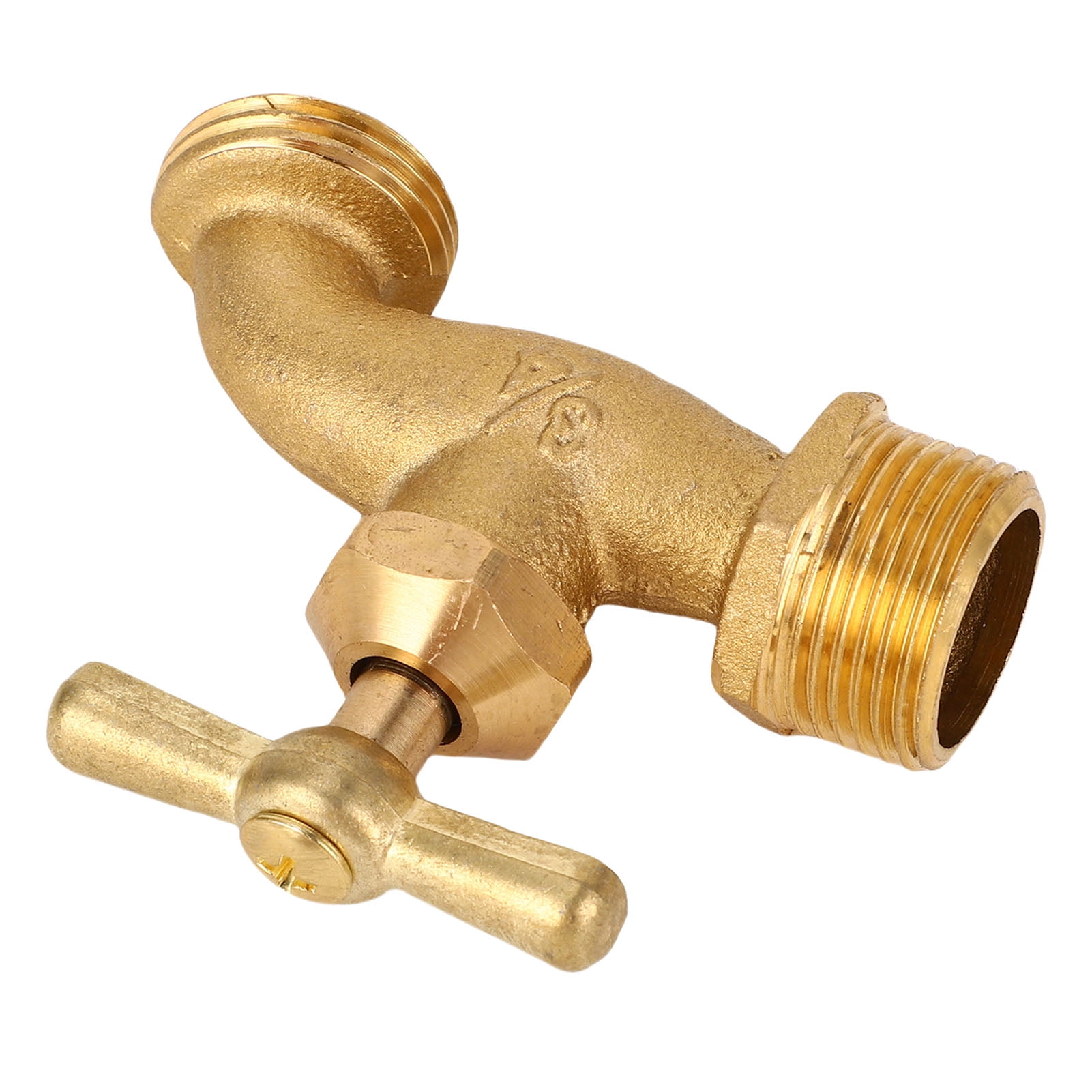 Irrigation Hose Bibb, Outdoor Water Spigot Scratch Resist G3/4in Heavy ...
