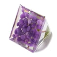 2pc Orgonite Pyramid Resin Energy Generators Reiki Natural Amethyst ...