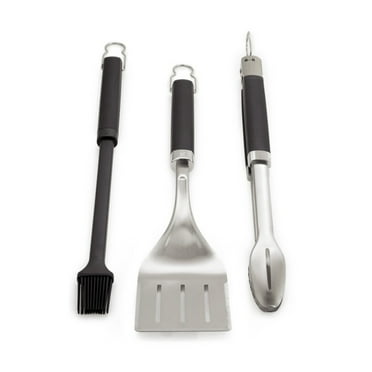 Weber Original Portable 2-Piece Stainless Steel Tool Set - Walmart.com