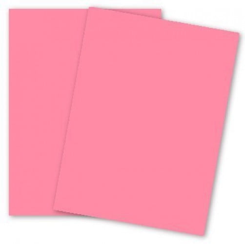 Domtar Colors - Earthchoice CHERRY - 8.5 x 11 Card Stock Paper - 110lb ...