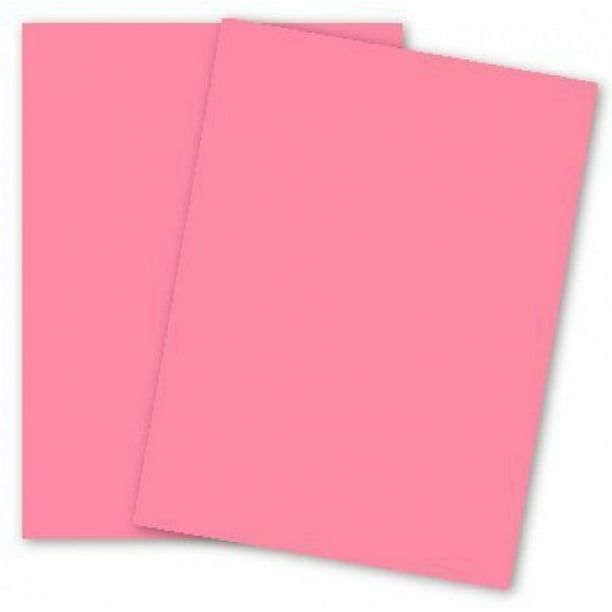 Domtar Colors - Earthchoice CHERRY - 8.5 x 11 Card Stock Paper - 110lb ...