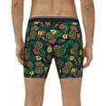 Cauagu Hawaiian Tribal Mask Print Men's Boxer Briefs, Funny & Cute ...