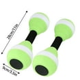 Foam Water Floating Dumbbells for Pool Aquatic Exercise Fitness - Set ...