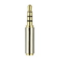 Arokoko Adapter 25mm Headphone Male 35mm To Jack Adapter Female Audio Converter Stereo Adapter