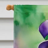 Cocker Spaniel King of Mardi Gras House Flag 28 in x 40 in - Walmart.com