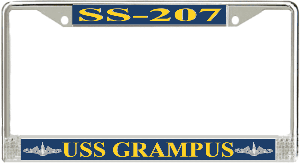 USS Grampus SS-207 License Plate Frame - Walmart.com