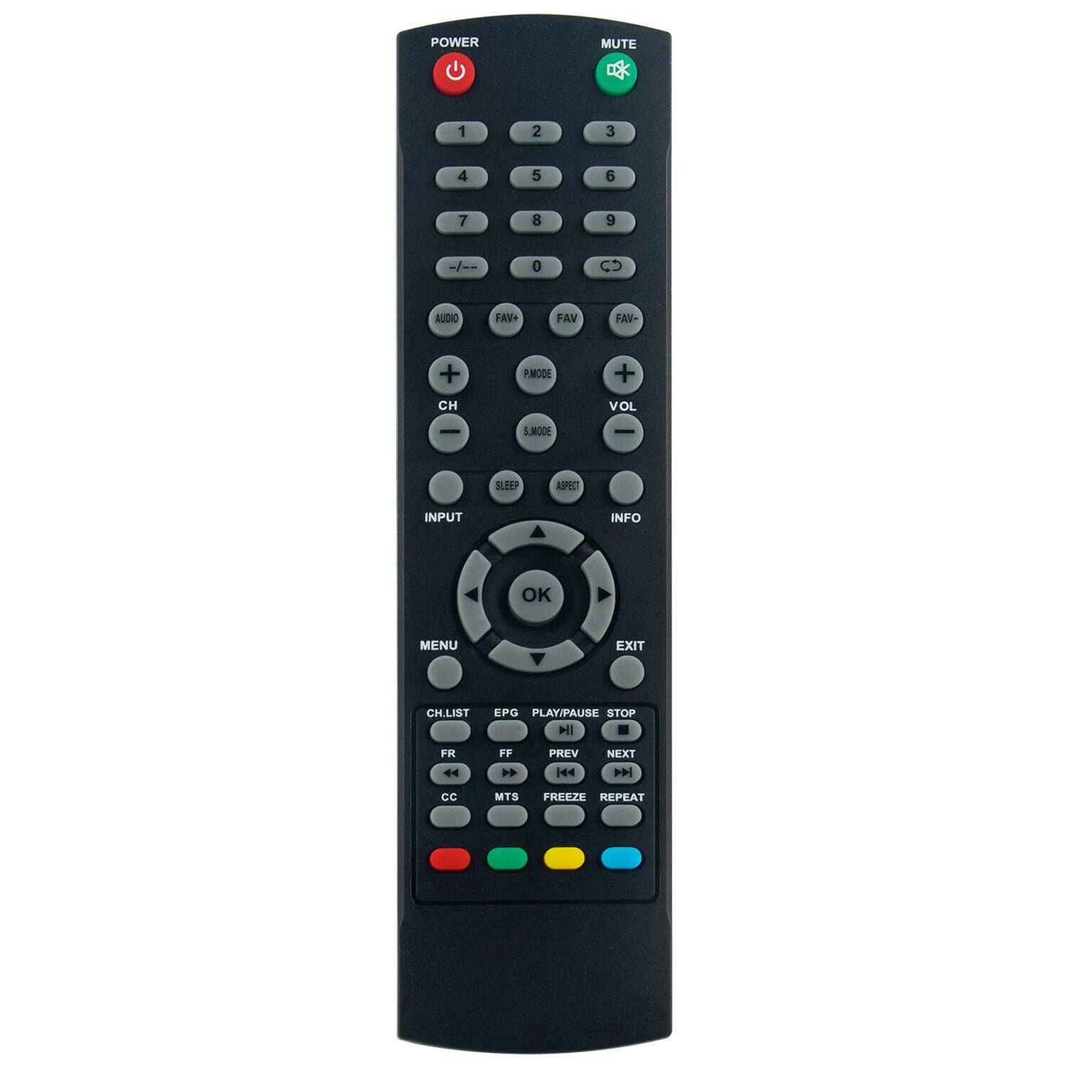 Infared IR Remote Control Replace for RCA TV RLDED4016A-H RTU5540-B ...