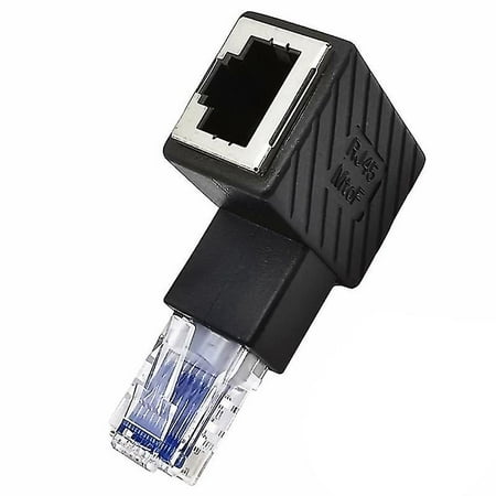 90 Degree Ethernet Converter Lan Rj45 Ma To Fe Right /left / Up/ Down ...