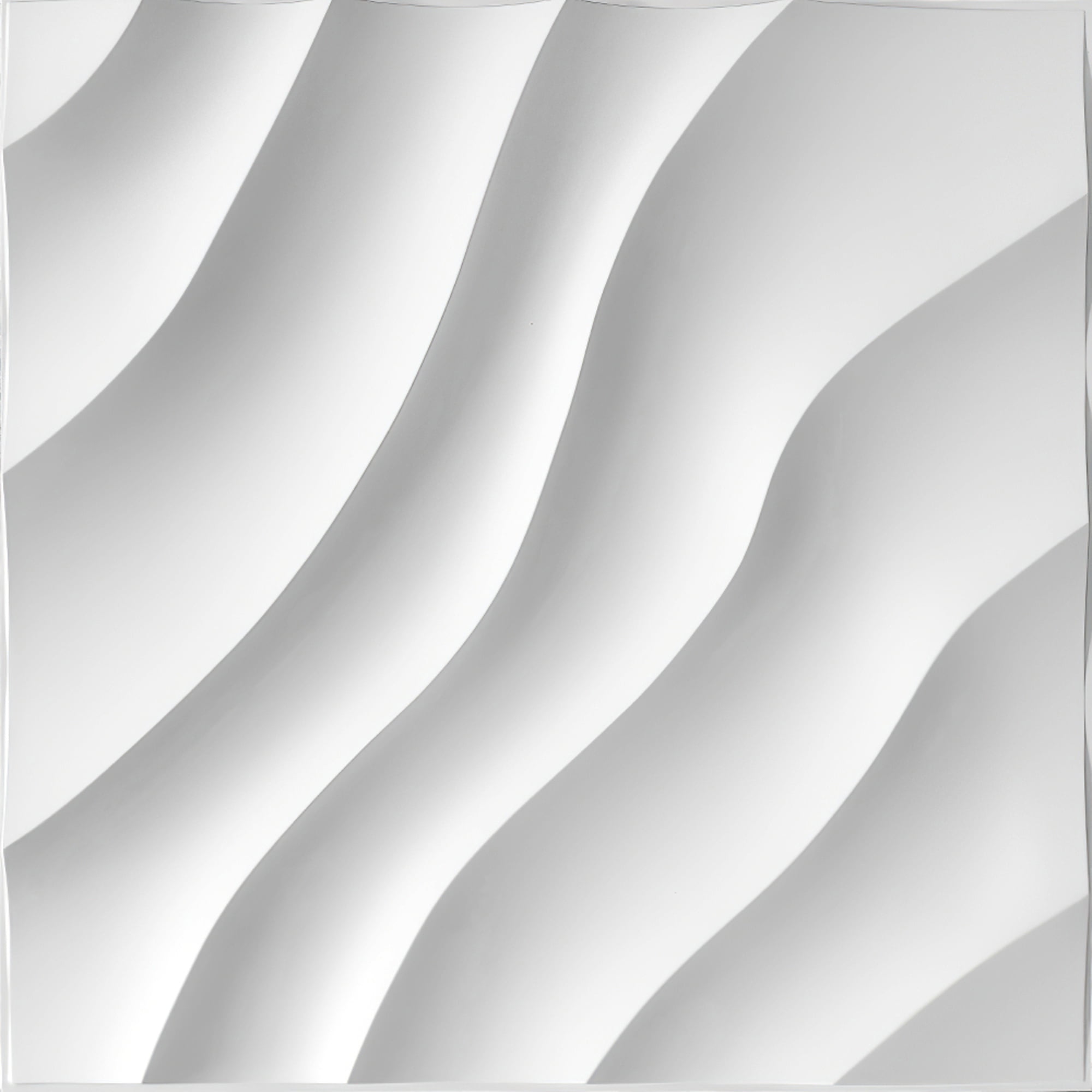 Dundee Deco 3D Wall Panels - Contemporary Stripes Paintable White PVC ...