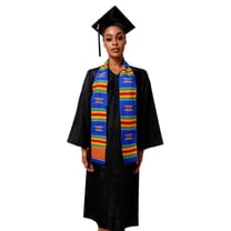 Blue USHER Kente Cloth Sash/Stole - Walmart.com