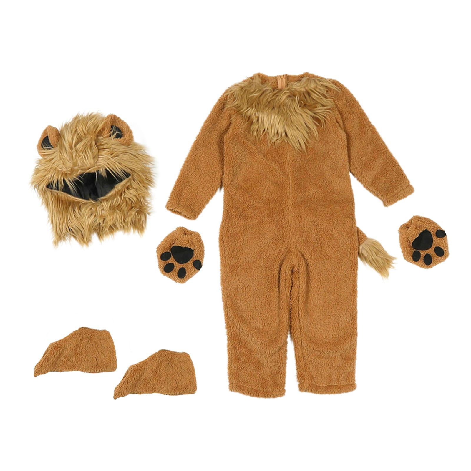 Disfraz de león para niños, disfraz de animal, disfraz novedoso para ...