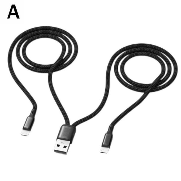 USB 2.0 Type A Male To Dual Type C USB C Male Splitter Charging Y Cable ...