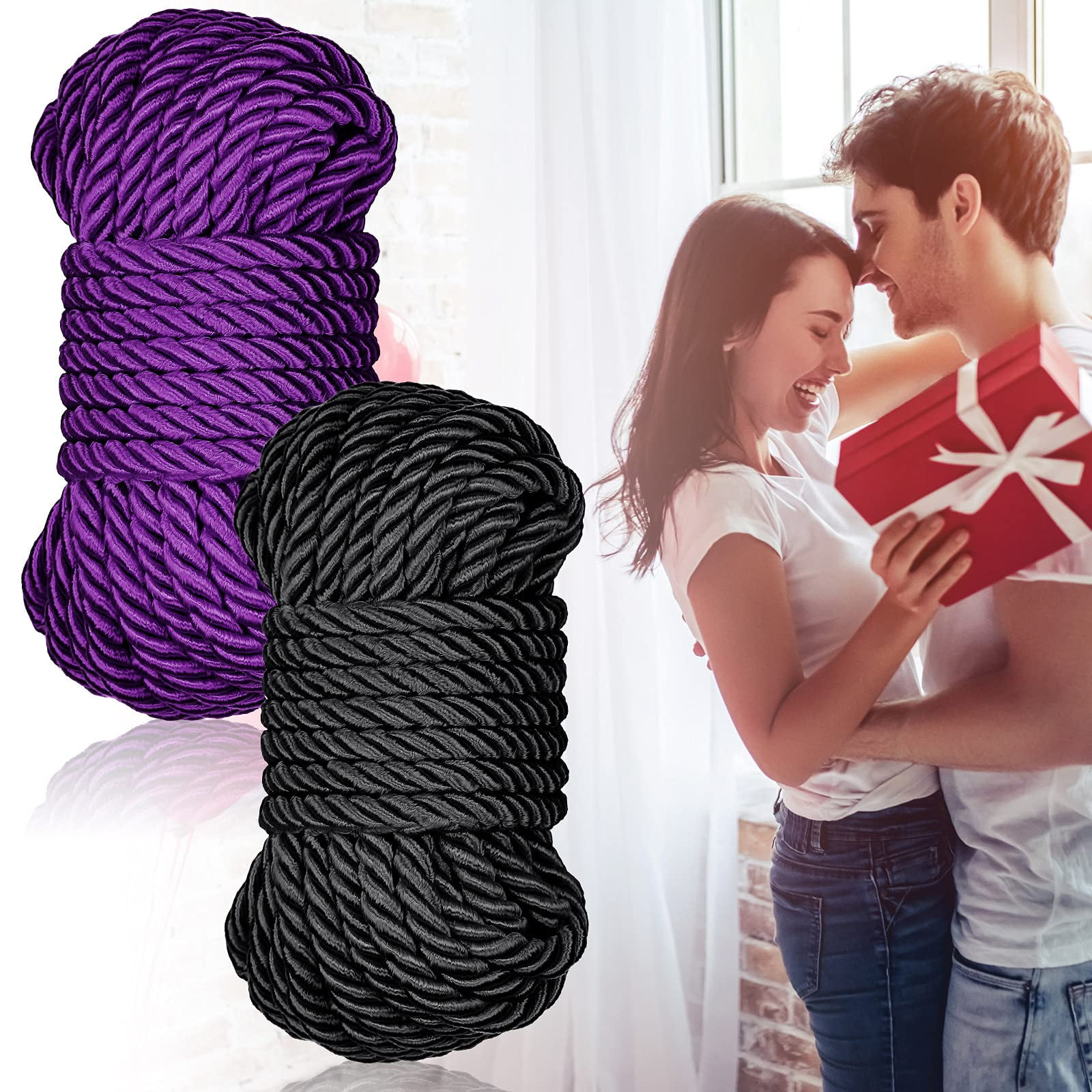 Braided Twisted Silk Ropes 8mm Diameter Soft Solid Braided Twisted ...