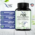 PQQ (Pyrroloquinoline Quinone) Supplement 20 mg, 120 Capsules Cognitive ...