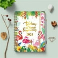 Daily Calendar Planner Notebook 2024 Weekly Monthly Office Agenda ...