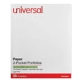 Universal Two-Pocket Portfolio, Embossed Leather Grain Paper, 11 x 8.5 ...