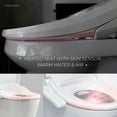 Cuckoo CBT-N1030EW Electric Bidet for Elongated Seats with Side Panel ...
