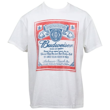 Budweiser King of Beers Vintage Label T-Shirt-3XLarge | Walmart Canada