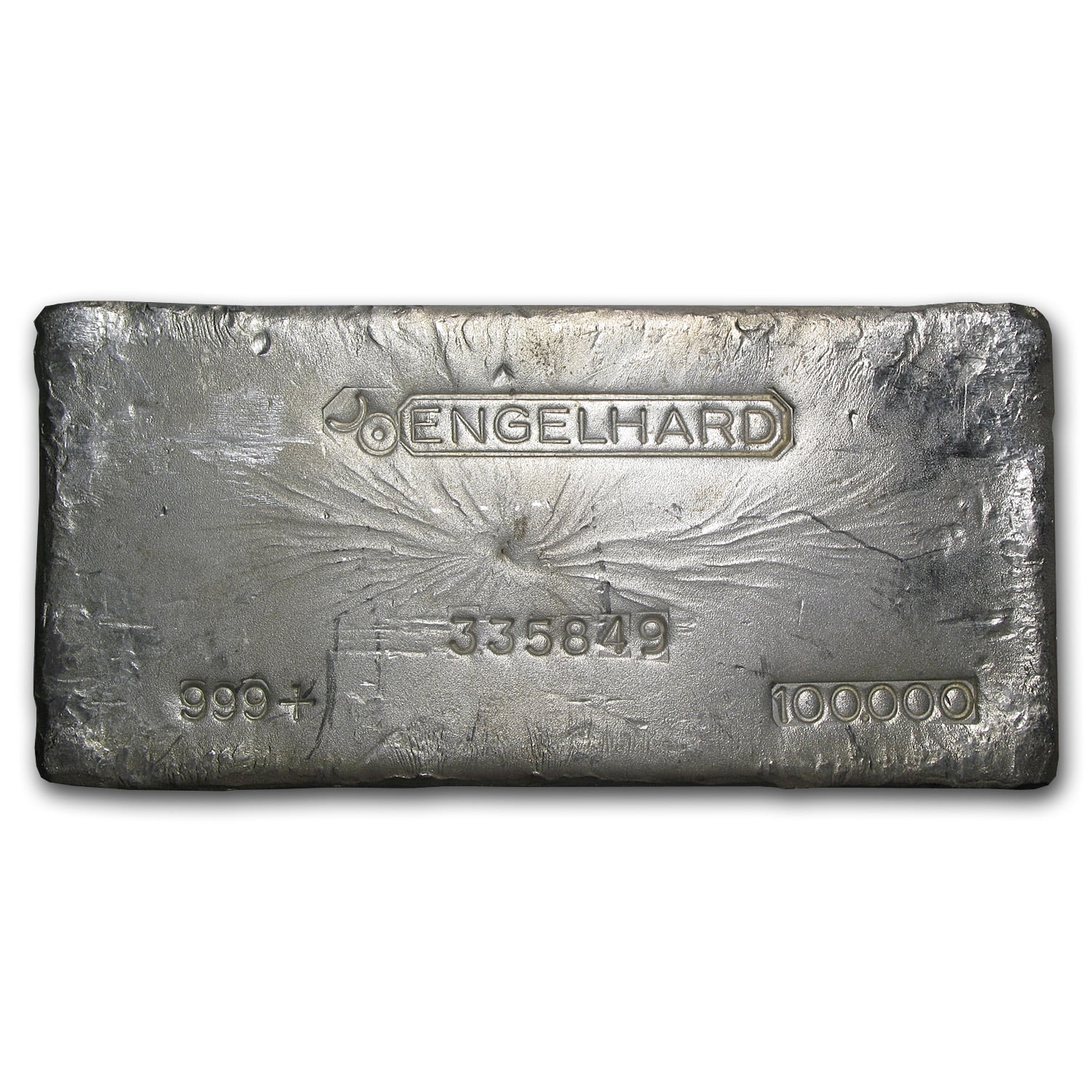 100 oz Silver Bar - Engelhard (Bull Logo) - Walmart.com