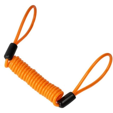 Motorcycle Cable Lock and Disc Lock, 1.2m Orange - Walmart.ca