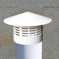 B Chimney Vent Cover Roof Rain Cap With Screen Mesh, Durable Plastic ...