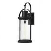 Z Lite 569XL-BK 32 in. Roundhouse 1 Light Black Outdoor Wall Sconce - Walmart.com