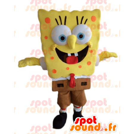 Spots Bob mascot, yellow cartoon character | Walmart Canada