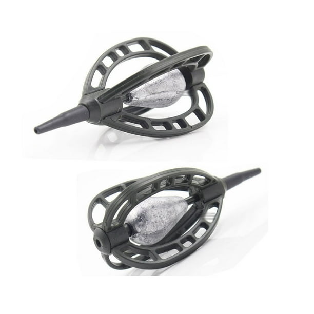 Decodeary Inline Method Fishing Feeder Seawater Bait Lure Storage Cage ...