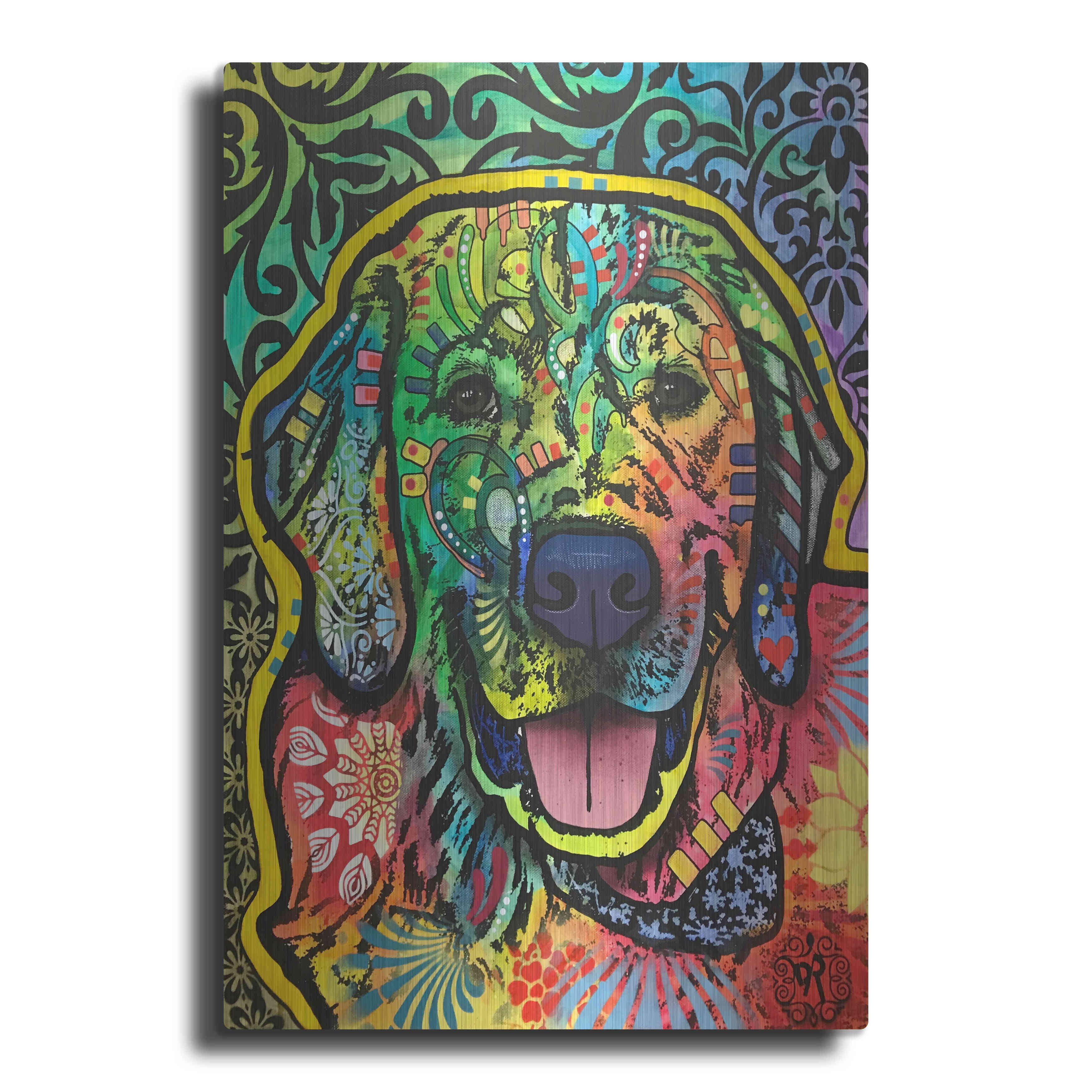 Luxe Metal Art 'Mikey ' by Dean Russo, Metal Wall Art, 16"x24 ...