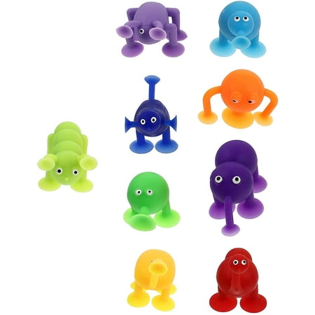 Suction Cup Animal Plastic Sucker Animal Miniature Building Toy with ...
