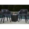 Keter Luzon Flexitone Side Table, Graphite Wood Look - Walmart.com
