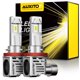 AUXITO H11 LED Headlight Bulbs 12000lm Per Set 6500K Cool White Wireless H8 H9 H11 Headlight ...