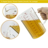 i Kito Large Glass Measuring Cup, 1000ML Liquid Measurement Beaker with ...