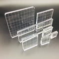 7pcs/set Transparent Acrylic Block DIY Crafts Seal Stamp Scrapbooking ...