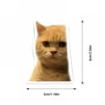 CCOCC 2026 New 50 Pieces of Cat Expressions Sticker Decals for Luggage ...