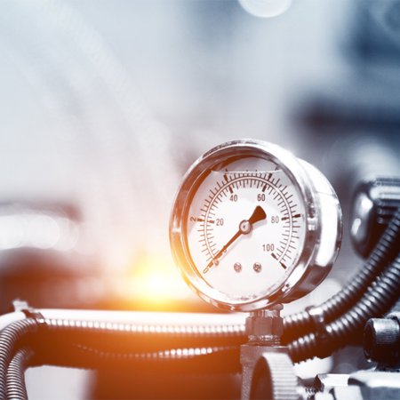 Square Dial Dual Scale Industrial Air Compressor Pressure Meter can ...